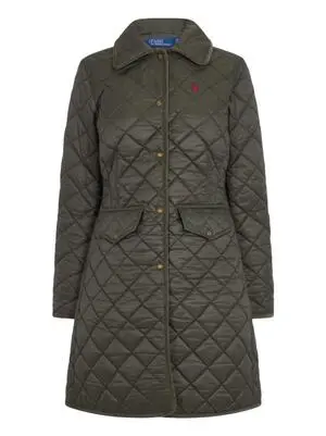 Ralph Lauren Quilted Cotton Coat - Black