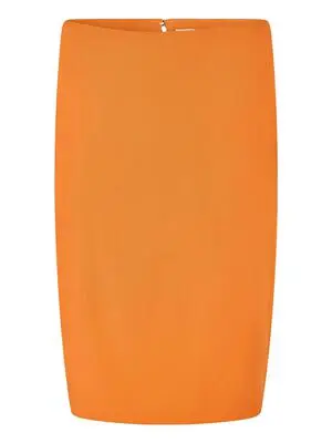SAINT LAURENT Saint Laurent Satin Finish Pencil Skirt