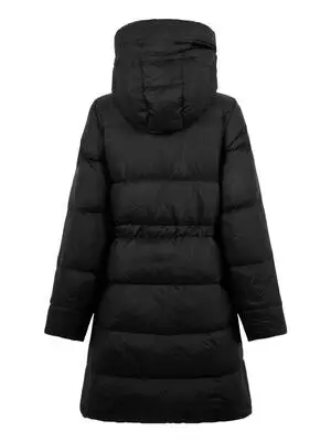 Canada Goose Canada Goose Mid-Length Hooded Puffer Coat Black
