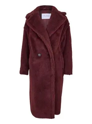 Max Mara Lambskin Coat - Red