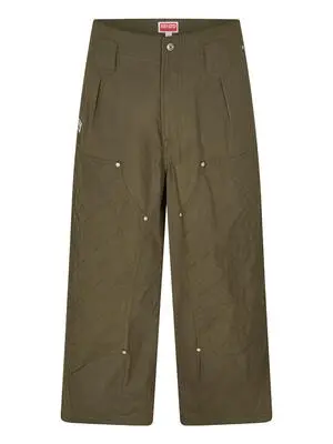 Kenzo Workwear Wide-leg Trousers - Brown
