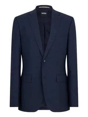 Hugo Boss Single-breasted Blazer - Black