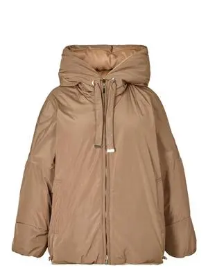 Max Mara Padded Hooded Puffer Jacket - Brown