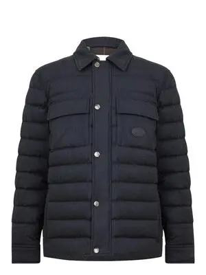 BURBERRY Burberry Quilted Shirt-Style Down Jacket