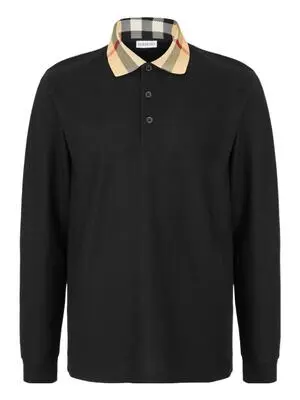 BURBERRY Long-Sleeve Polo