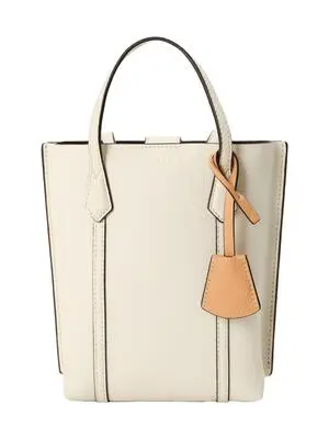 Tory Burch Leather Tote Bag - Nude
