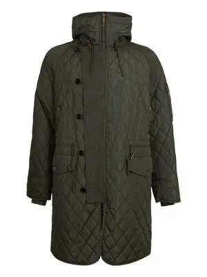 BURBERRY Burberry Quilted Parka Coat