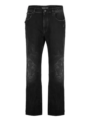BALENCIAGA Balenciaga Mid-Rise Straight Leg Jeans
