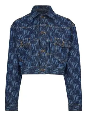 VIVIENNE WESTWOOD Logo Denim Jacket - Blue