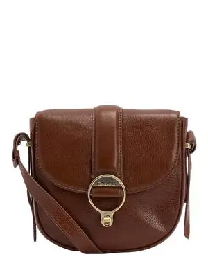Barbour Leather Shoulder Bag - Brown
