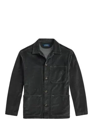 Polo Ralph Lauren Corduroy Lapel Workwear Jacket - Grey