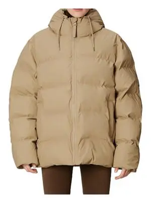 Rains Long-sleeved Cotton-padded Jacket - Sand
