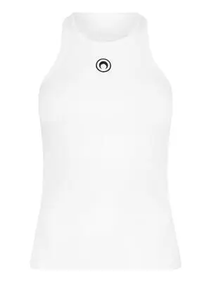 MARINE SERRE Marine Serre Ribbed Logo Vest