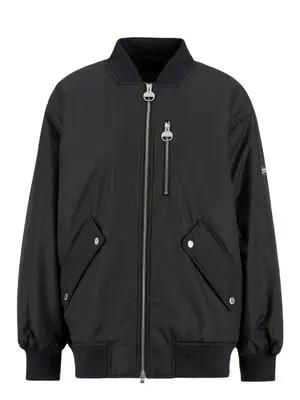 Barbour Long-sleeved Bomber Jacket - Black