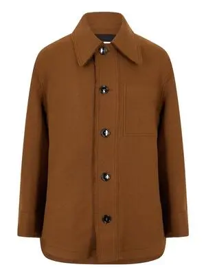 AMI Paris Casual Coat - Brown