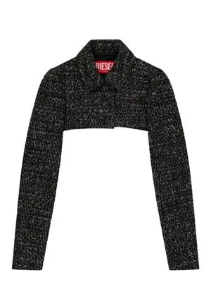 DIESEL® G-anne Cropped Blazer - Black