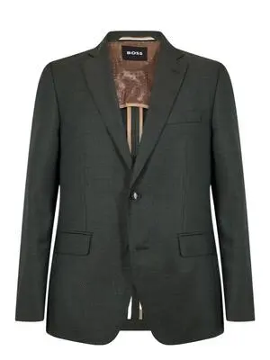 Hugo Boss Single-breasted Blazer - Black
