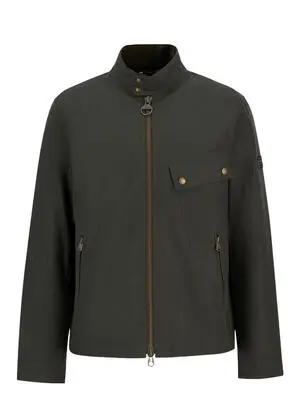 Barbour International Long Sleeve Zip Up Jacket - Olive
