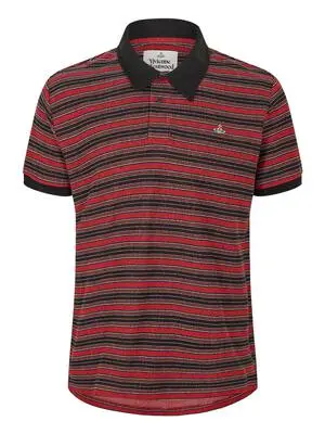 VIVIENNE WESTWOOD Short-sleeve Polo Shirt - Black
