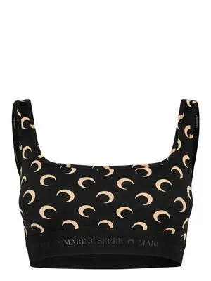 MARINE SERRE Moon Print Vest - Black