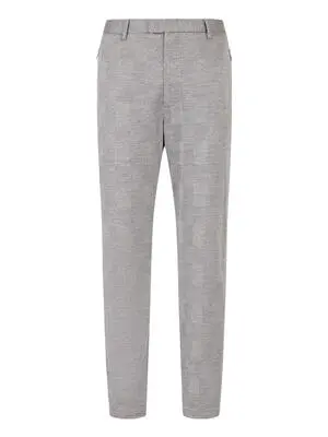 Emporio Armani Tailored Cropped Trousers - Gray