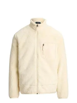 Polo Ralph Lauren Hi Pile Full Zip Fleece Jacket - Ecru