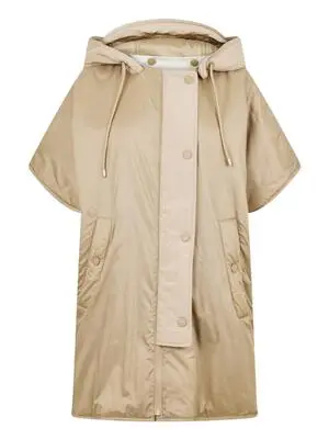 Max Mara Weekend Max Mara Short Sleeves Hooded Puffer Jacket Nude