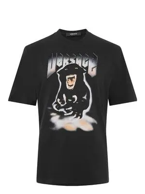 Versace Regular Fit T-shirt - Black