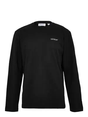 Off-White Logo Long-sleeve T-shirt - Black