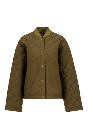 Barbour Quilted Long Sleeve Jacket - Brown