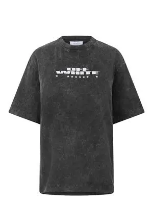 Off-White Printed Short-sleeved T-shirt - Black