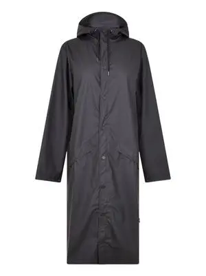 Rains Long Jacket - Black