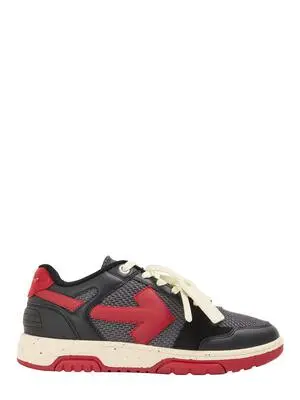 Off-White Low-top Sneakers With Arrow Logo Detail - Black