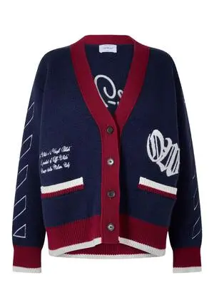 Off-White Varsity Cardigan - Black