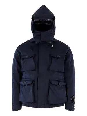 C.P. COMPANY Mille Micro Jacket With Hooded Design - Black
