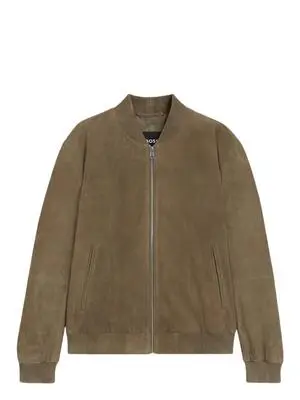 HUGO BOSS Hugo Boss Suede Bomber Jacket