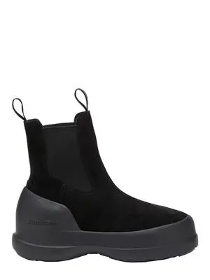Moon Boot Moon Boot Logo Detail Chelsea Boots Black
