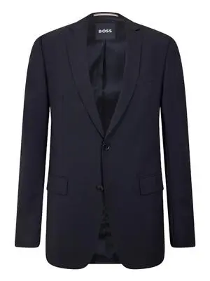 Hugo Boss Single-breasted Blazer - Black