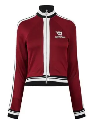 Off-White Zip Up Track Jacket - Red