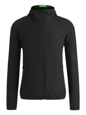 Hugo Boss Performance Softshell Zip-up Jacket - Black
