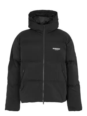REPRESENT Padded Down Jacket - Black