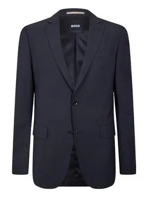 Hugo Boss Single-breasted Blazer - Black
