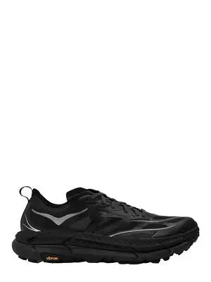Hoka One One Performance Lace-up Sneakers - Black