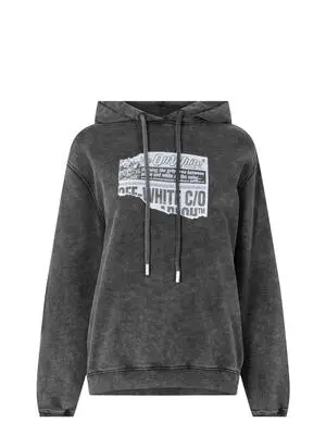 Off-White Graphic Hoodie - Black