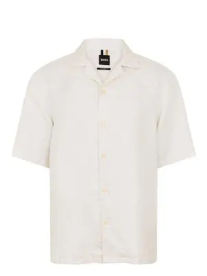Hugo Boss Hbb C Lars Plain Short-sleeve Shirt - White