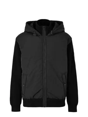 Hugo Boss Hooded Knit Jumper - Black