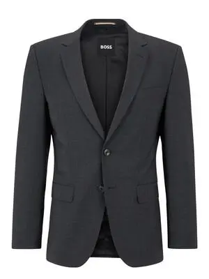 Hugo Boss Single-breasted Blazer - Black