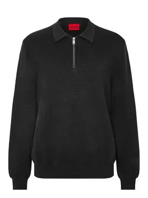 Hugo Boss San Pauley Crew Neck Jumper - Black