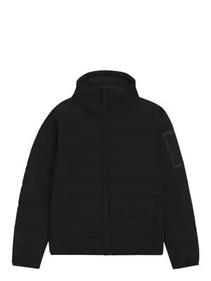 Hugo Boss Down Puffer Jacket With Zipper Closure And Hood - Black