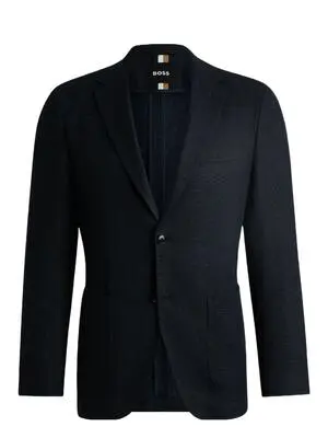 Hugo Boss Single-breasted Blazer - Black